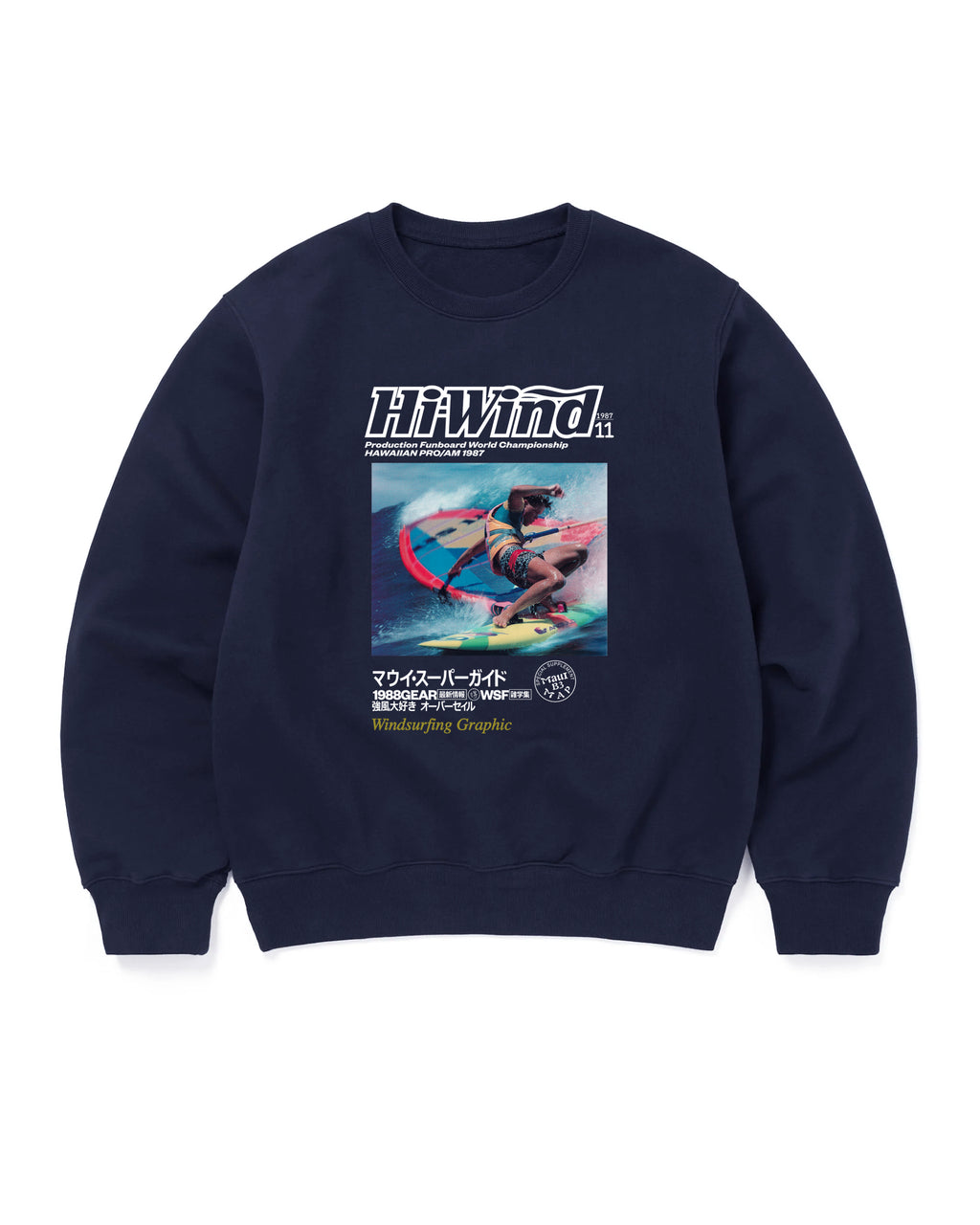 1988 Hi-Wind Cover Mark Angulo Crewneck – Rad80s